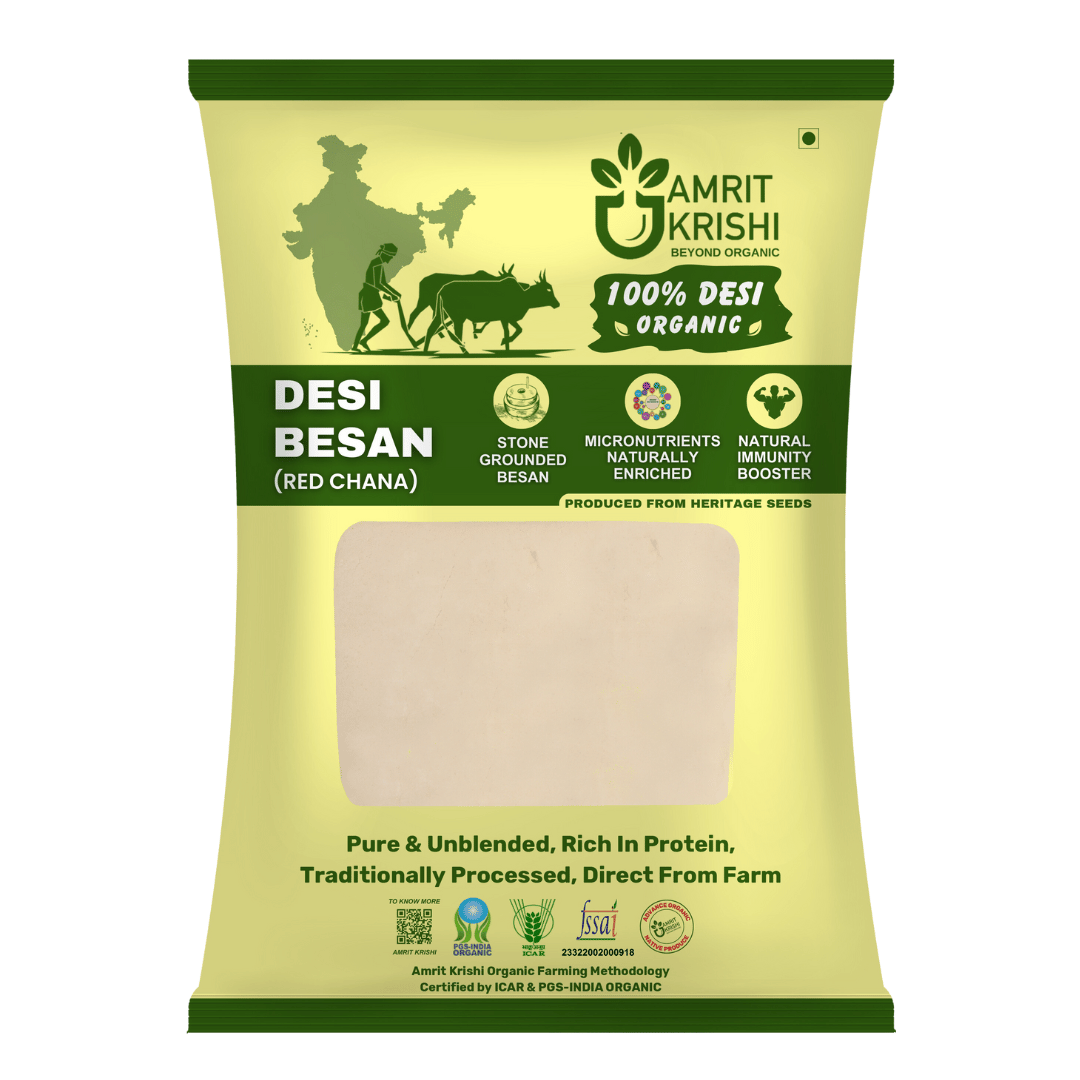 Organic Besan (Red Chana) 1KG